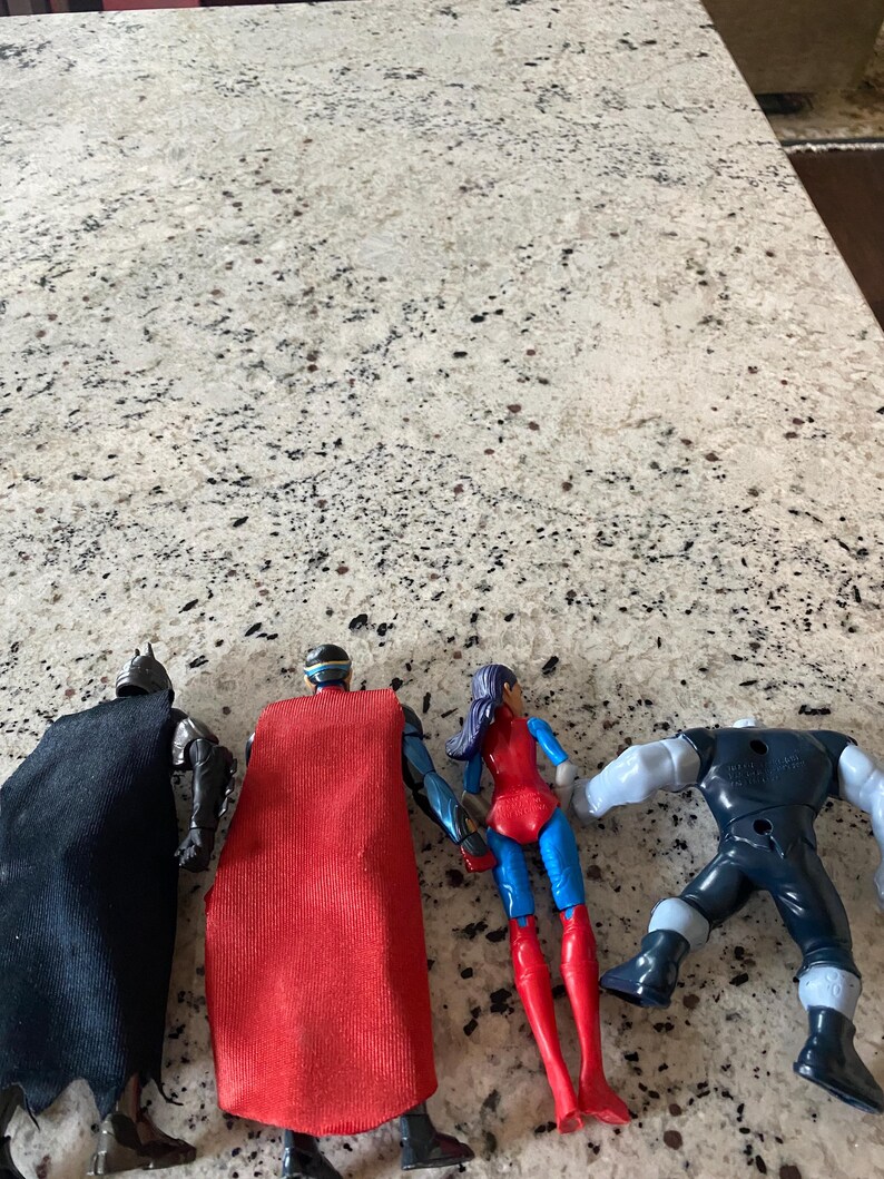 Set of 4 Dcvintage Comic Figures - Etsy