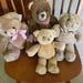 Four Teddy Bears - Etsy