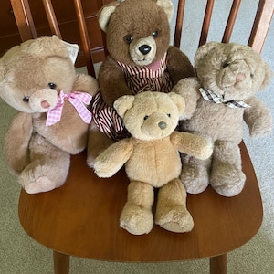 Four Teddy Bears - Etsy