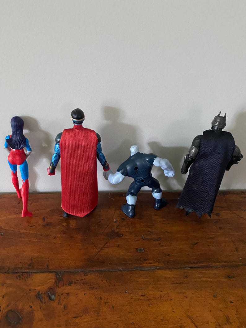 Set of 4 Dcvintage Comic Figures - Etsy