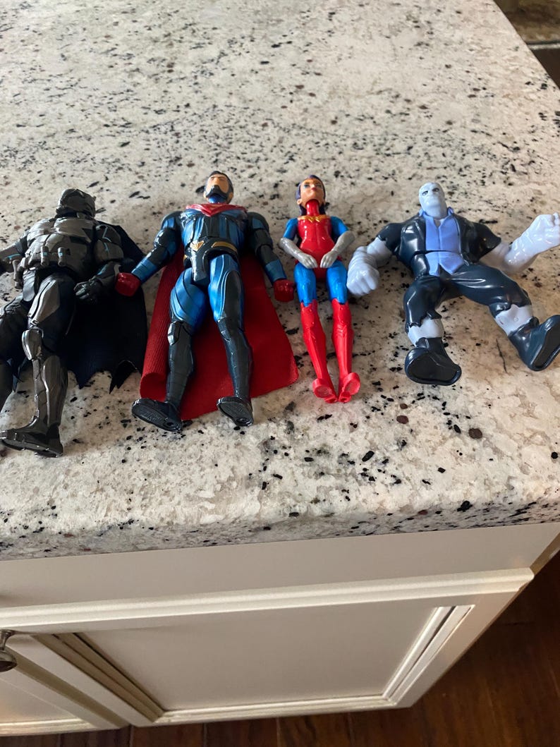 Set of 4 Dcvintage Comic Figures - Etsy