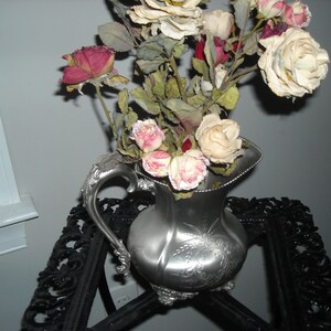 Silver Plate Pitcher Set (3 Pieces) - Etsy