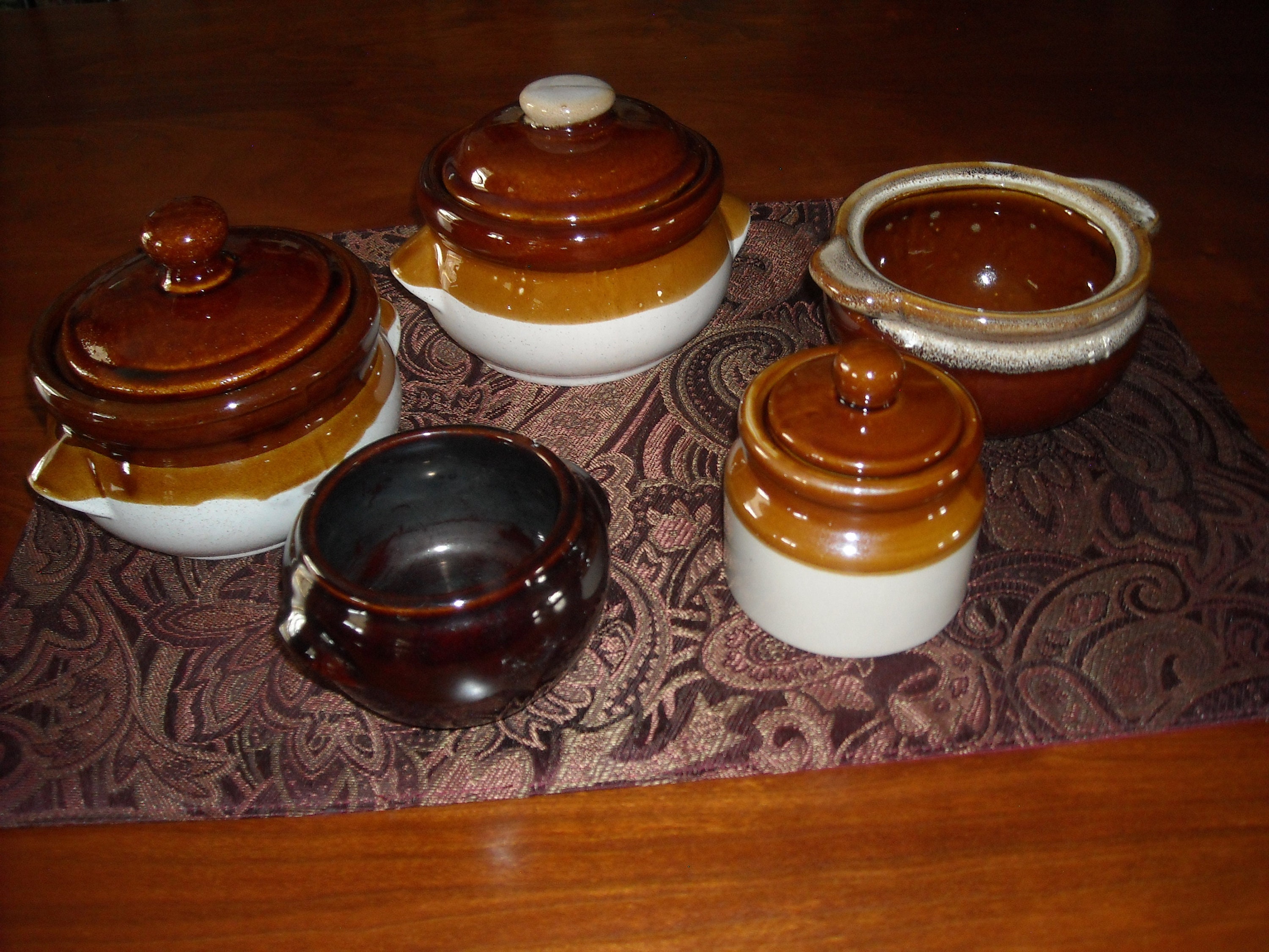 5 Stoneware Soup and Crocks - Etsy