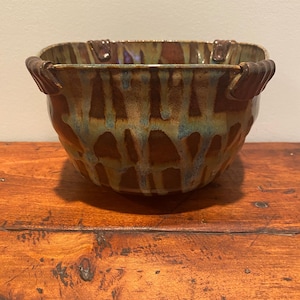 Vintage Hand Crafted Pottery Bowl - Etsy