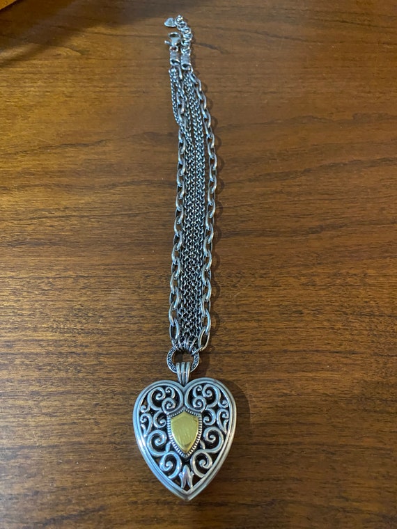 Vintage brighton heart necklace - Gem