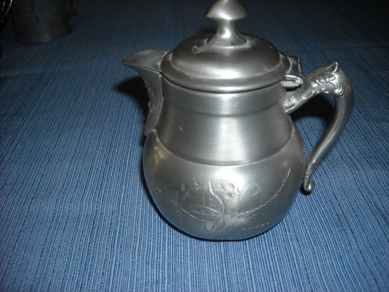 Silver Plate Pitcher Set (3 Pieces) - Etsy