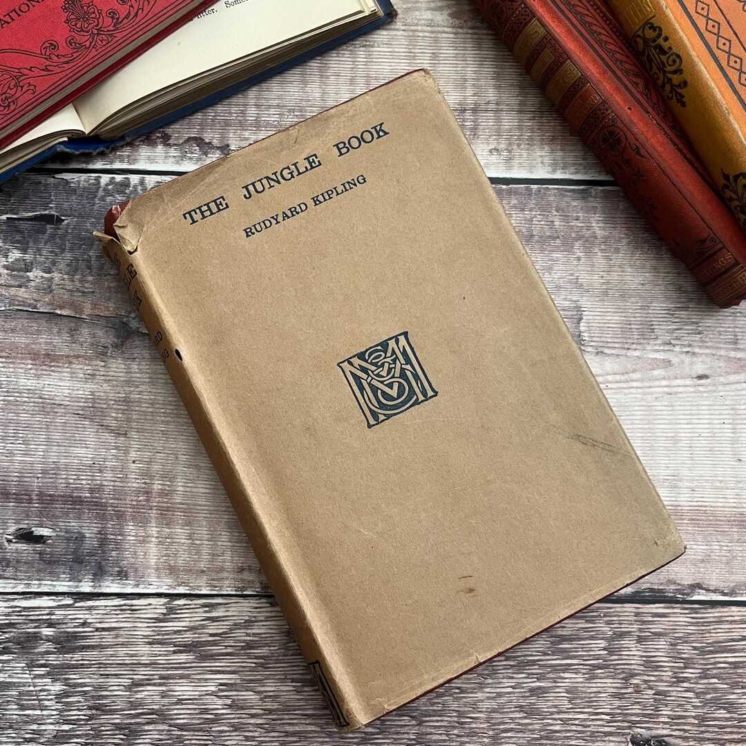 1924 the Jungle Book by Rudyard Kipling Illustrated With Dust Jacket - Etsy