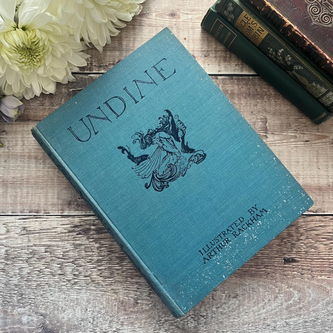 Undine Antique Book: 1925 William Heinemann Edition, Illustrated by ...