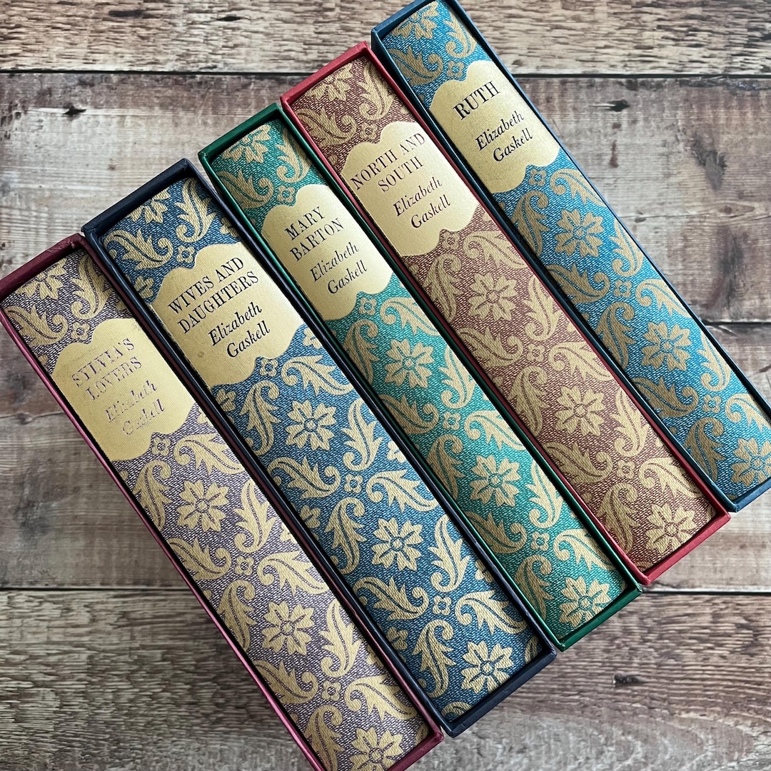 Collection of Five Folio Editions Novels of Mrs Elizabeth Gaskell ...