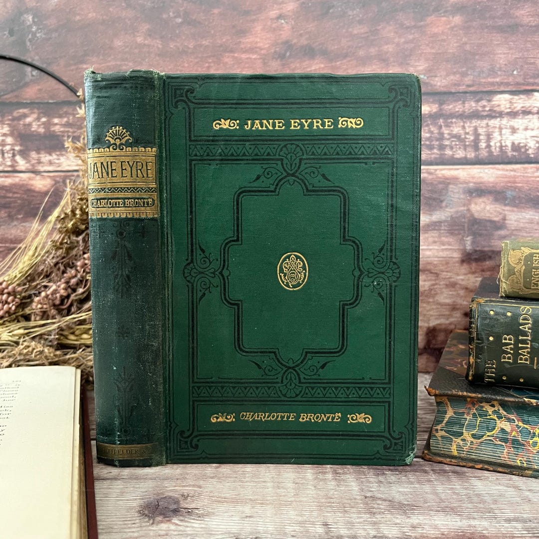 1887 Jane Eyre by Currer Bell charlotte Bronte Victorian 19th Century ...