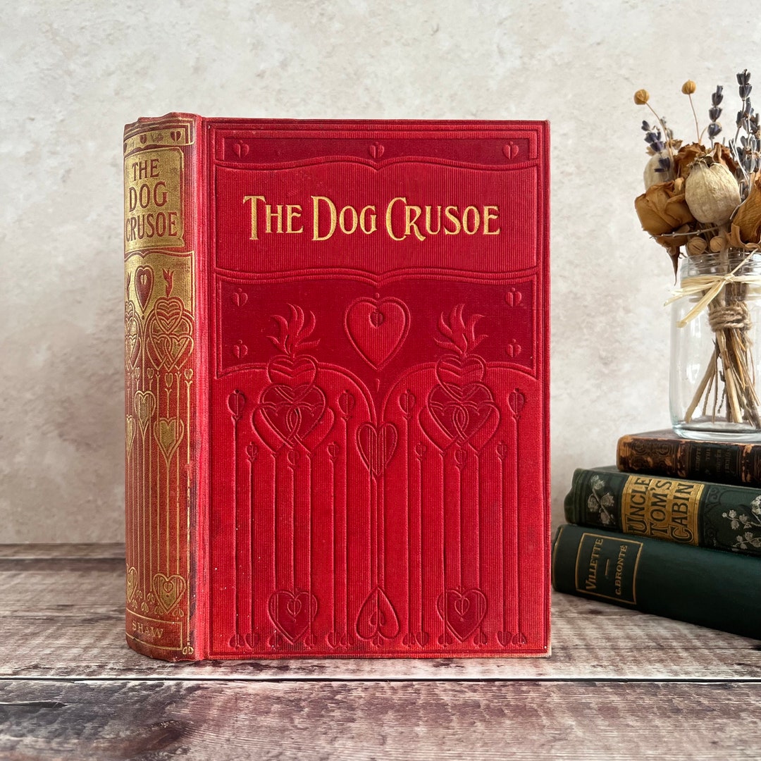 The Dog Crusoe and His Master by RM Ballantyne Art Nouveau Vintage ...