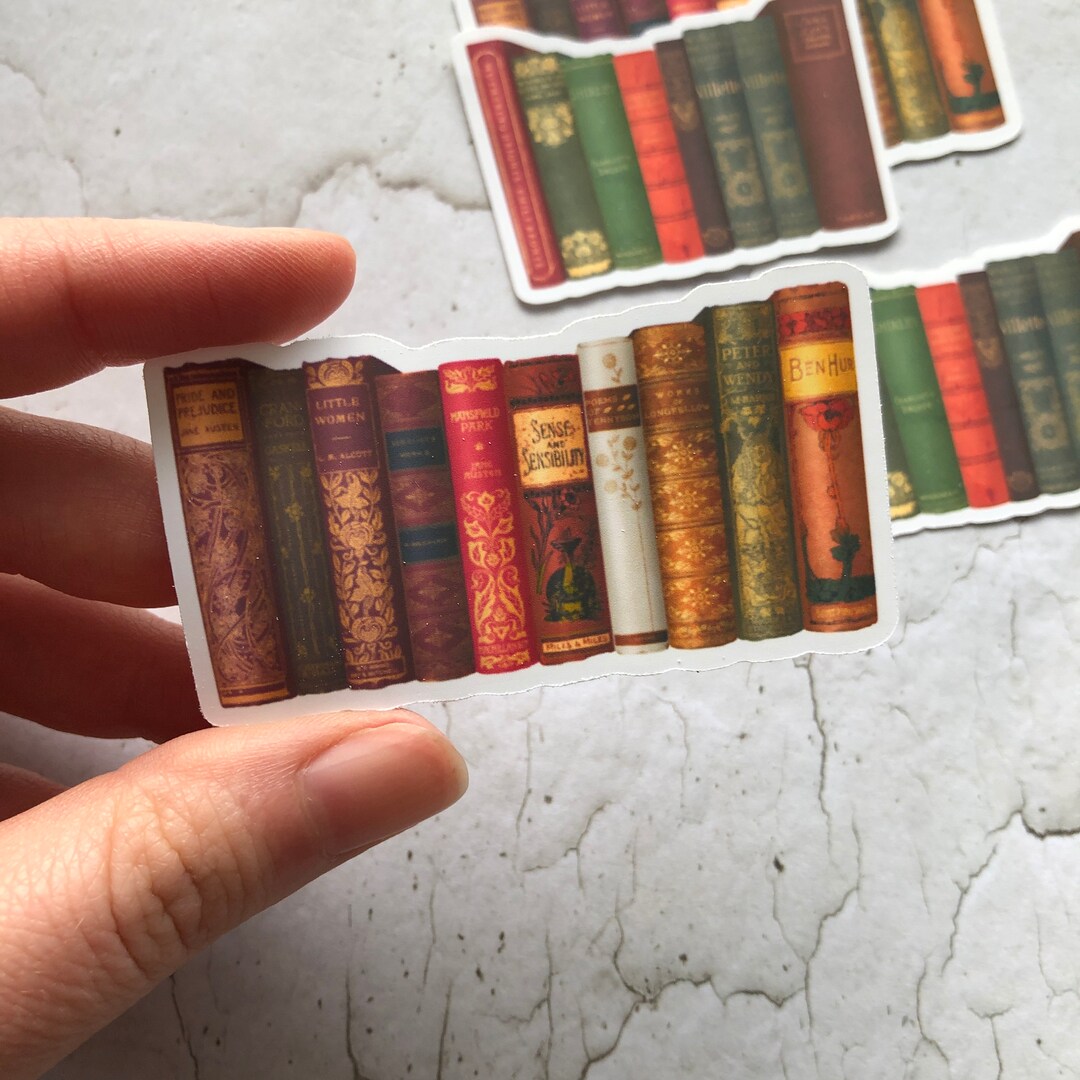 Shelfie Stickers ... Antique Book Spine Sticker Packs ... Antiquarian ...