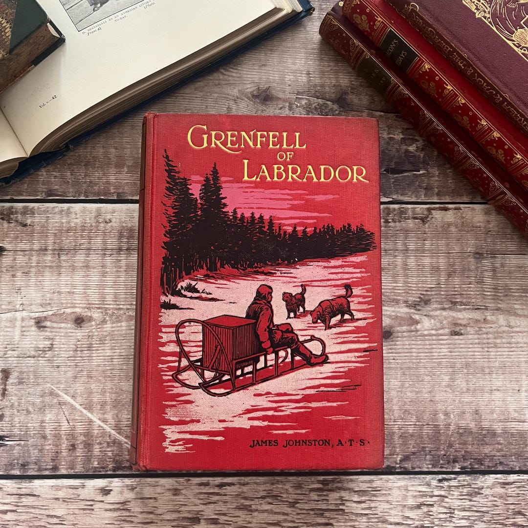Antique Pictorial Binding Book: Grenfell of Labrador, S W Partridge - Etsy
