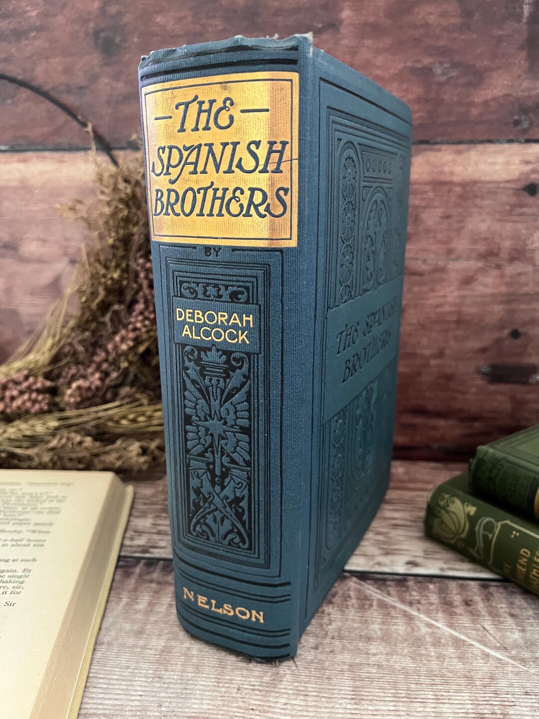The Spanish Brothers by Deborah Alcock Edwardian Book - Etsy