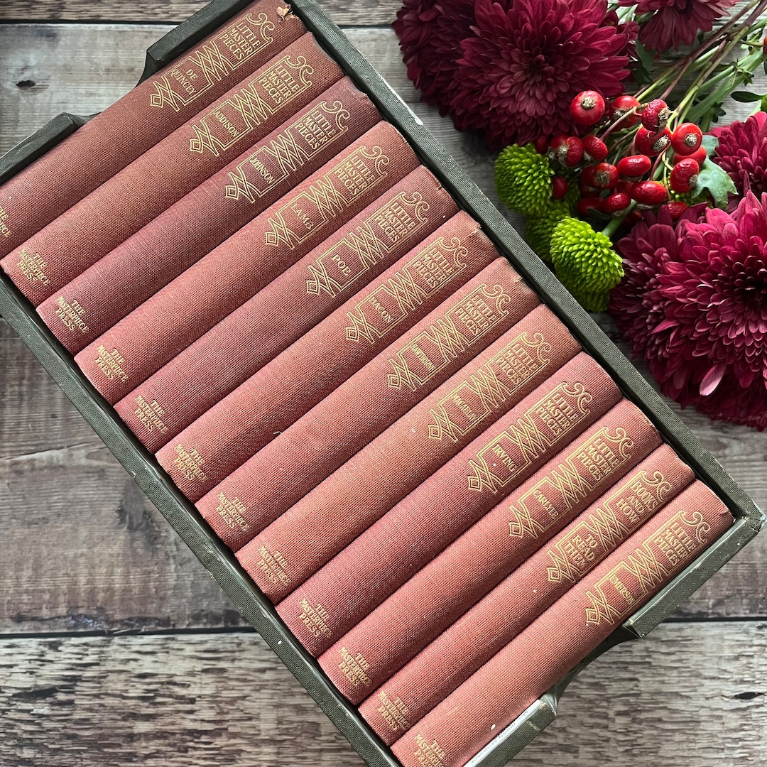 1905 Rare Box Set of Poetry Books Little Masterpieces Complete Shelley ...