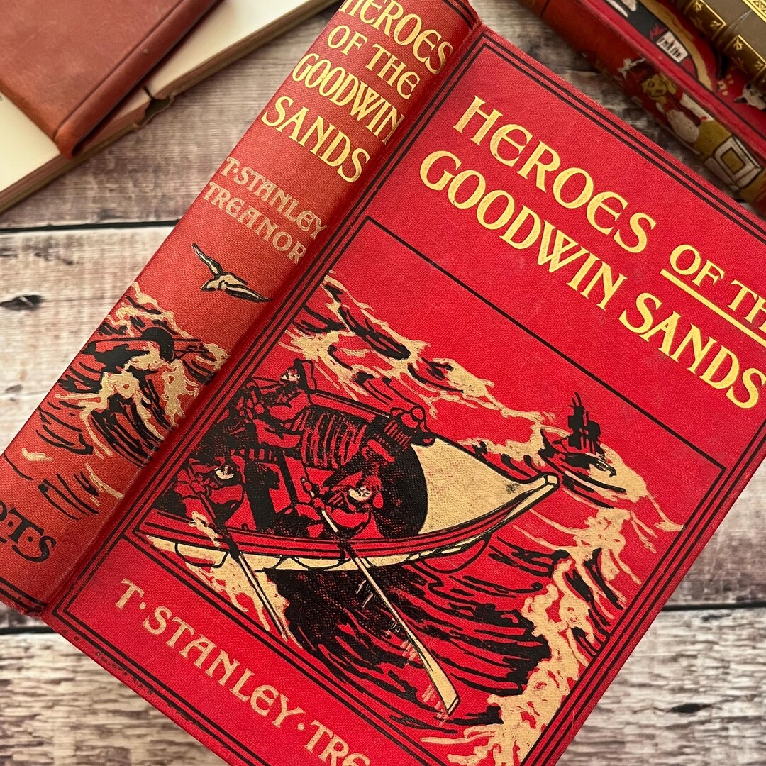 Heroes of the Goodwin Sands Pictorial Binding Antique Book - Etsy