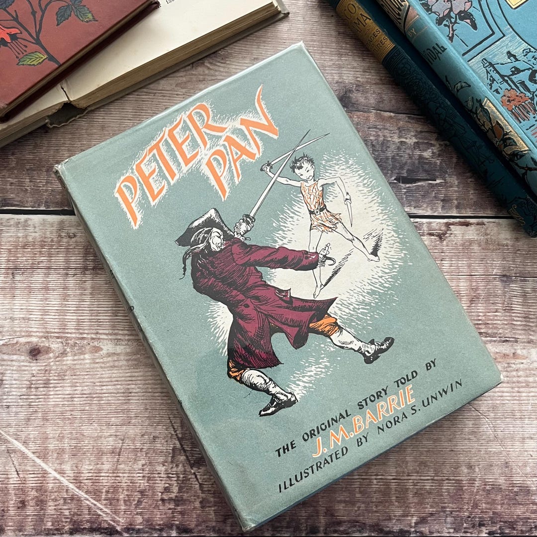 Peter Pan by J M Barrie Illustrated by Nora S Unwin Vintage 1956 Book ...