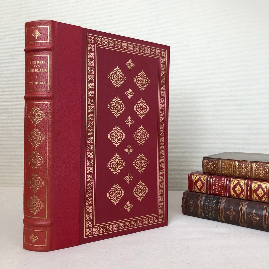 The Red and the Black by Stendhal Quarter Leather Vintage Illustrated ...