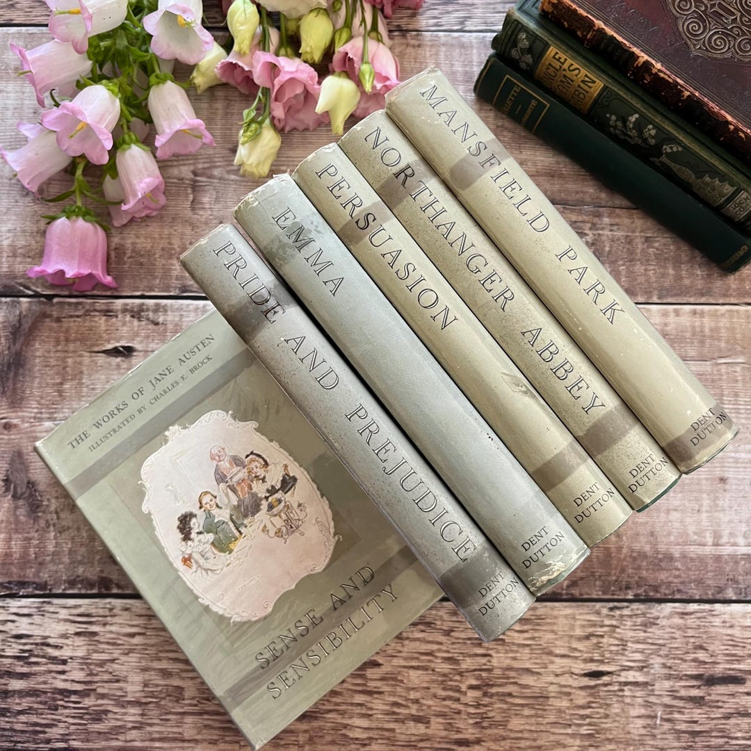 Collection of the Novels of Jane Austen Vintage Illustrated Charles ...