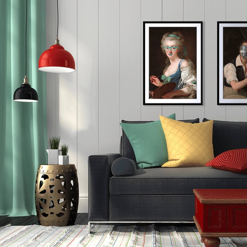 Unusual Art Print gracious in Green Digital Prints Poster Wall Art Wall ...