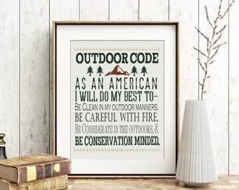 Outdoor Code Scout - Etsy