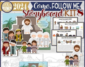 Come Follow Me 2024, Kid's Book of Mormon Workbook, Kids LDS Journal ...