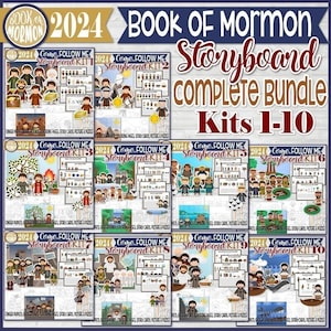 Book of Mormon Storyboard Kit BUNDLE, Come, Follow Me 2024 - Etsy