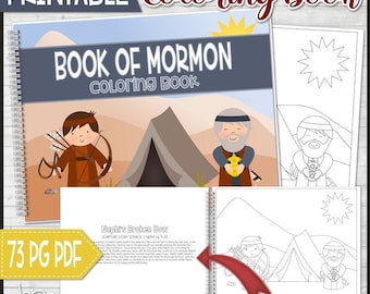 lds gold plates coloring page