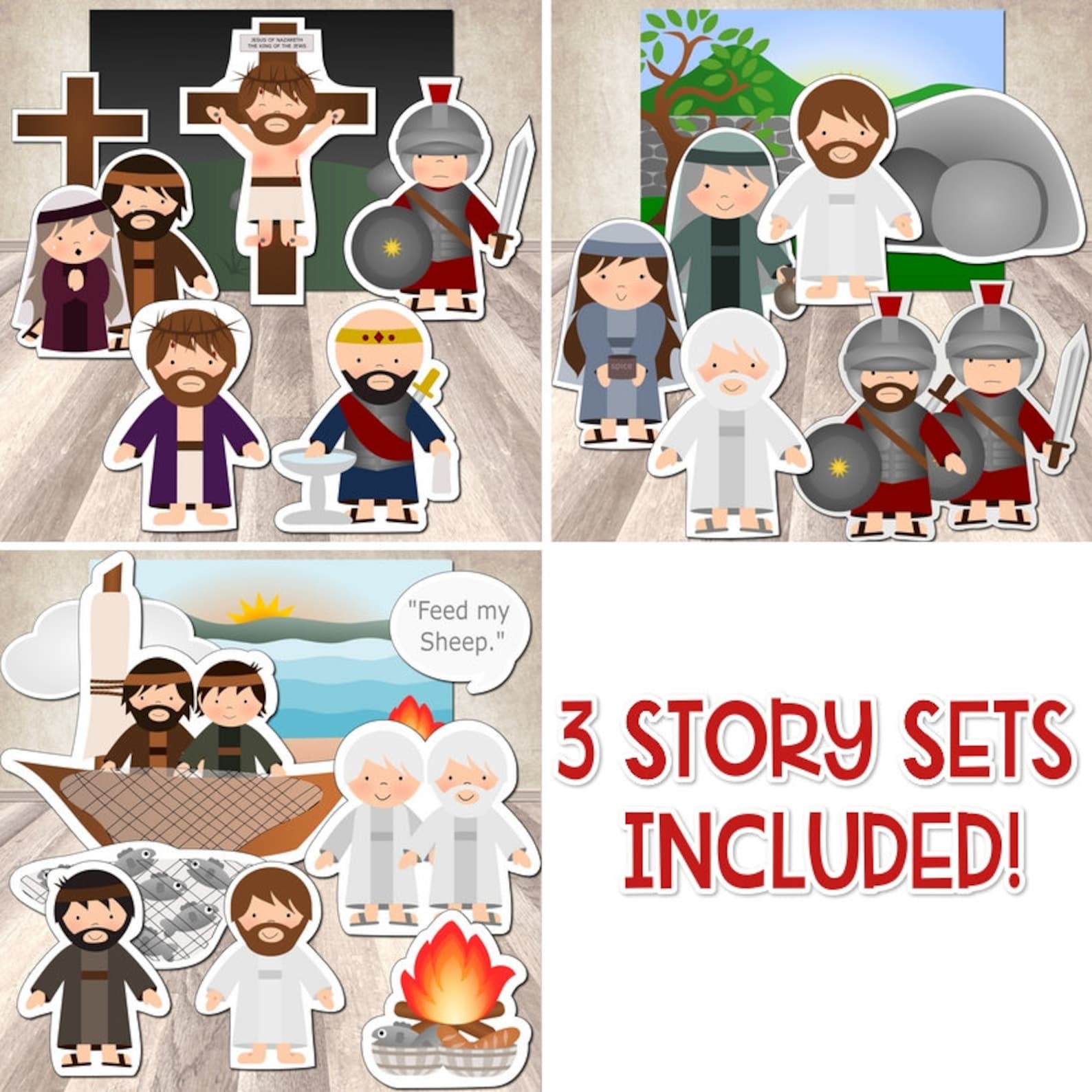 New Testament Storyboard Kit 7, Jesus Crucifixion and Resurrection (PDF ...
