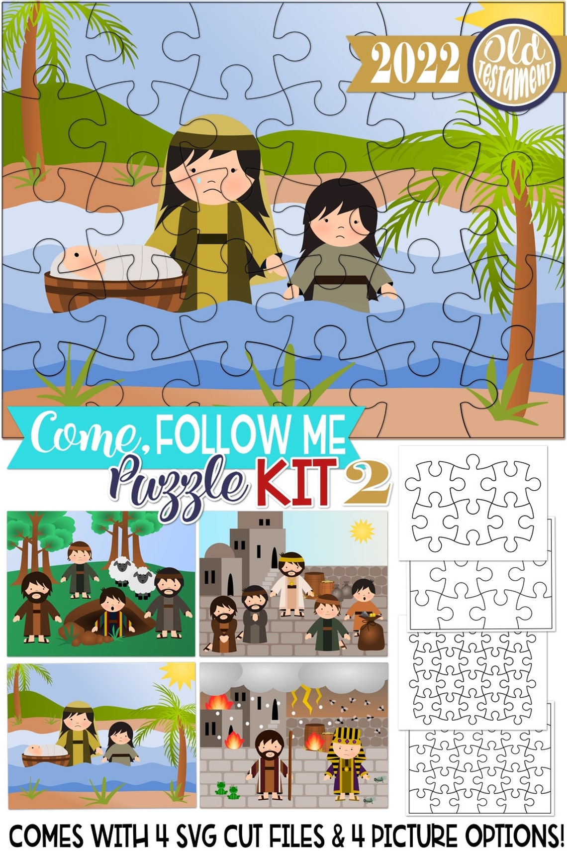 Old Testament DIY Puzzle Kit, Come Follow Me, MARCH, APRIL, Joseph Part ...