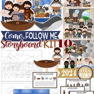 Book of Mormon Storyboard Kit 10, Come, Follow Me 2024, NOVEMBER ...
