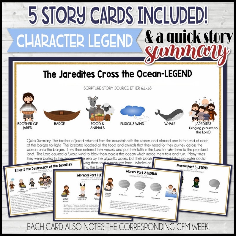 Book of Mormon Storyboard Kit 10, Come, Follow Me 2024, NOVEMBER ...