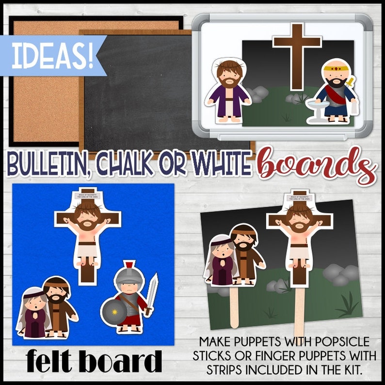 New Testament Storyboard Kit 7, Jesus Crucifixion and Resurrection (PDF ...