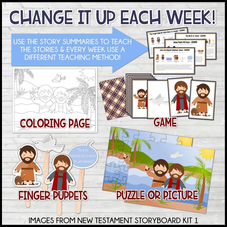 Old Testament Storyboard Complete BUNDLE, Come Follow Me 2026 - Etsy