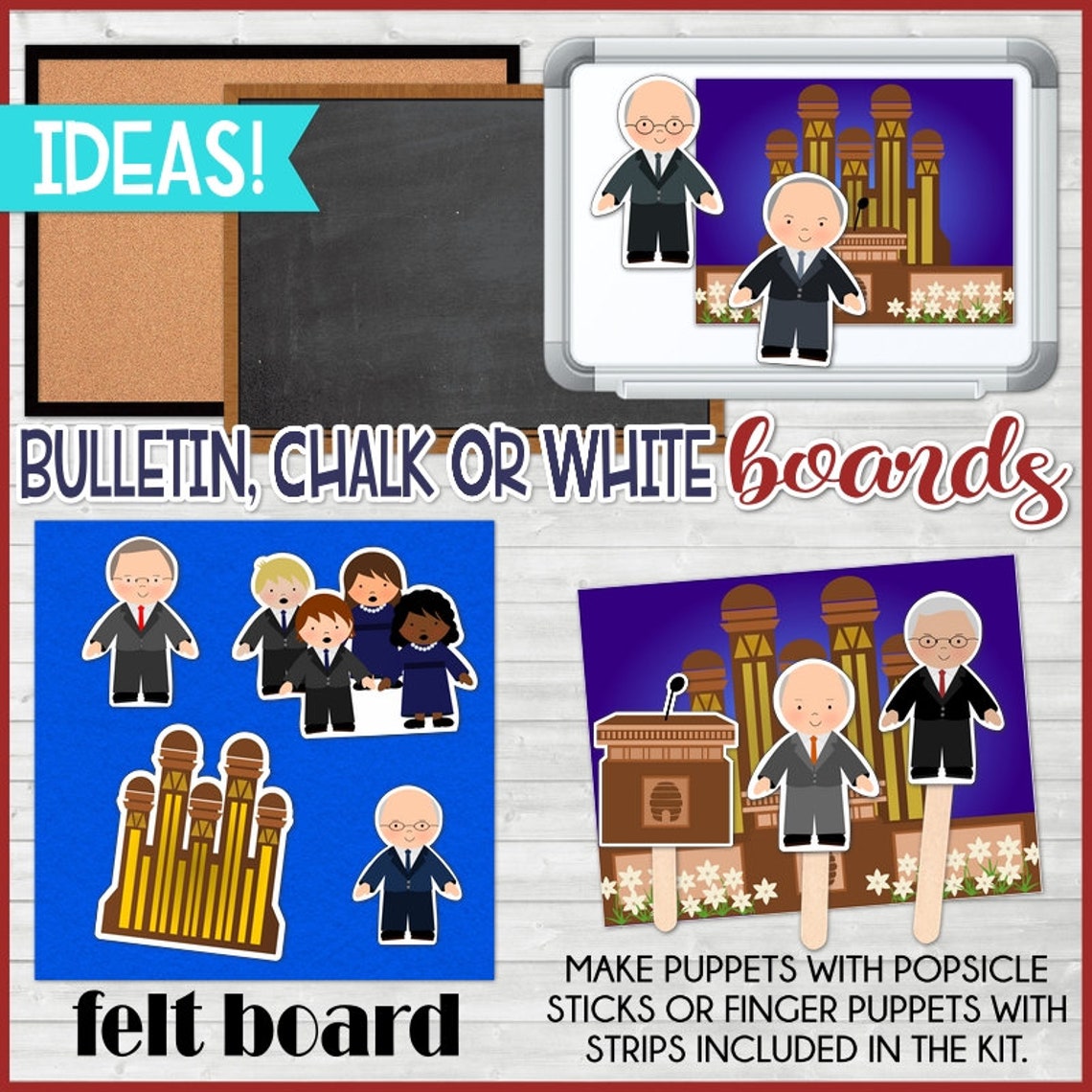 General Conference Storyboard and Activity Kit Printable - Etsy