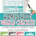 5 Day Homeschool Weekly Checklist, Editable Homeschool Planner, Digital ...