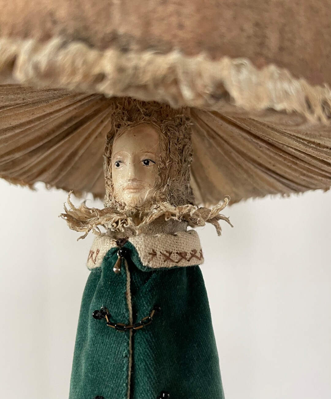 Mr. Mushroom, Toadstool, Surreal Art Object, Fiber Art, Home Decor ...