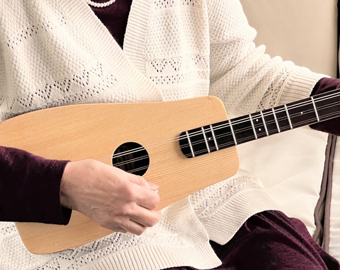 Grande 6-string Dulcimer, AKA Dulcitar, 6 Strings in 3 Courses ...