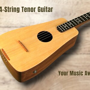 Grande 4-string Tenor Guitar, Compact Size, Beautiful Woods Rich ...
