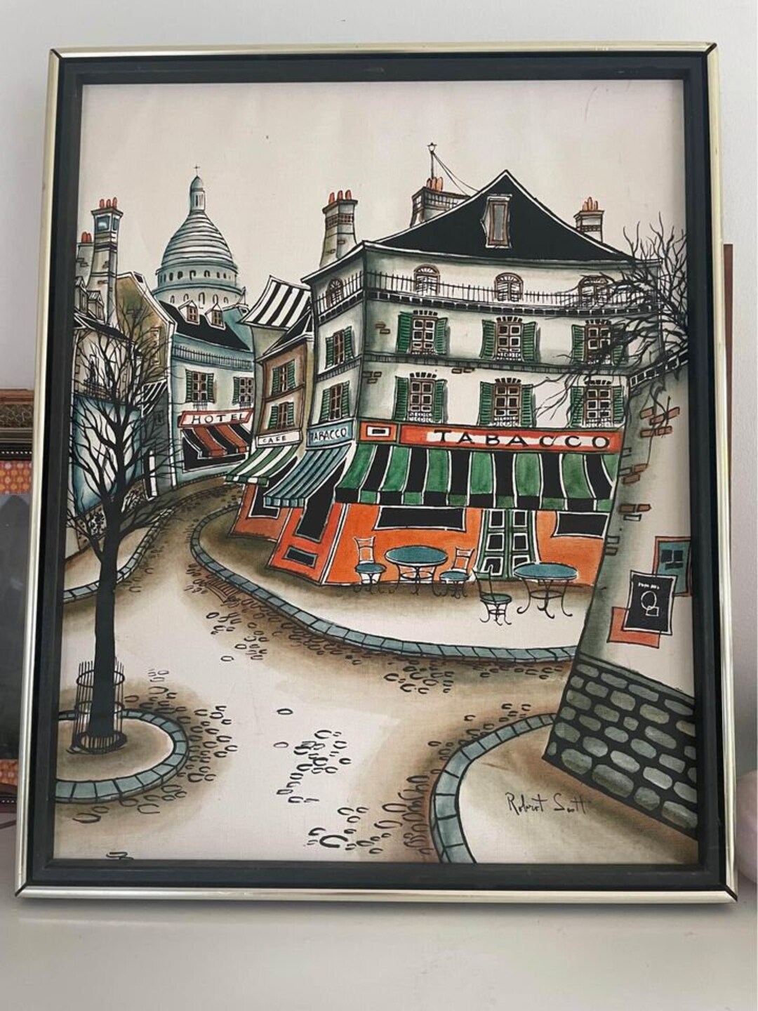 Vintage Robert Scott Paris Oil Painting - Etsy