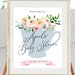 Baby Shower Welcome Sign, Afternoon Tea Sign, Baby Shower Welcome ...