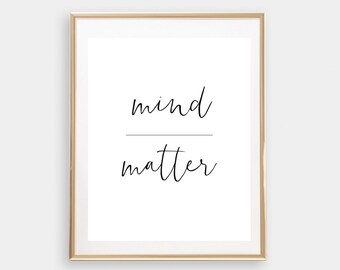 2 Mind Over Matter Temporary Tattoos Smashtat - Etsy