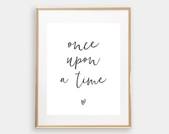 Once Upon a Time Sign - Etsy