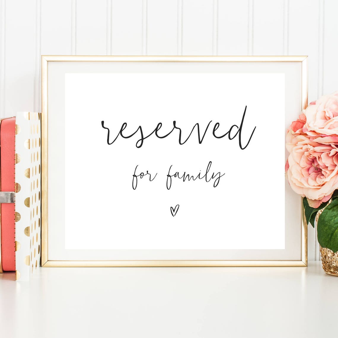 Reserved for Family Sign Printable Reserved Sign Wedding - Etsy UK
