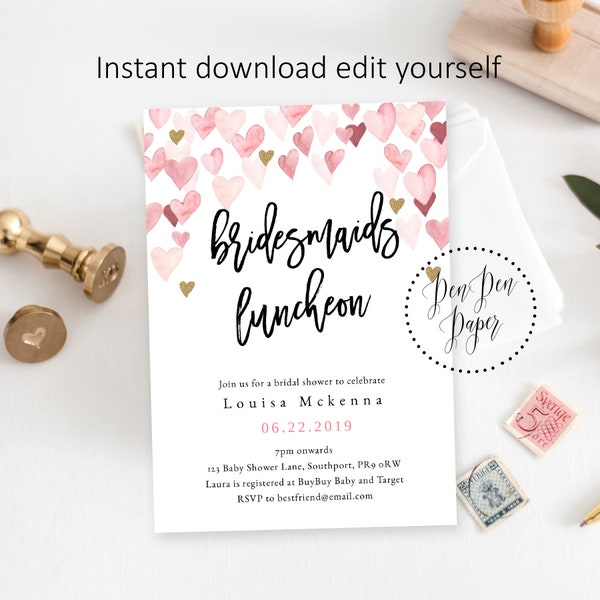 Bridesmaid Invite - Etsy UK