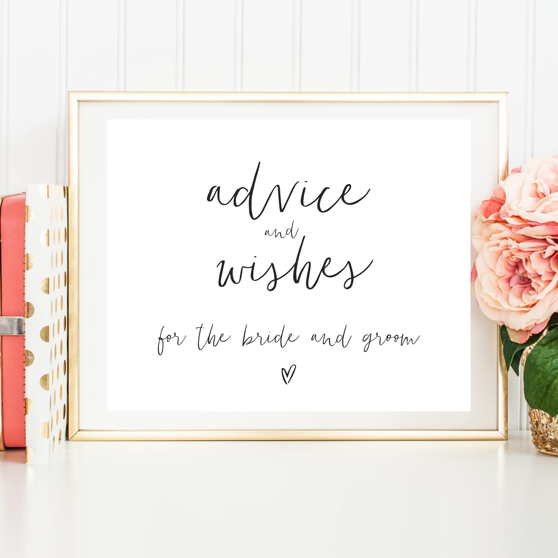 Advice and Wishes for the Bride and Groom Printable Advice - Etsy UK