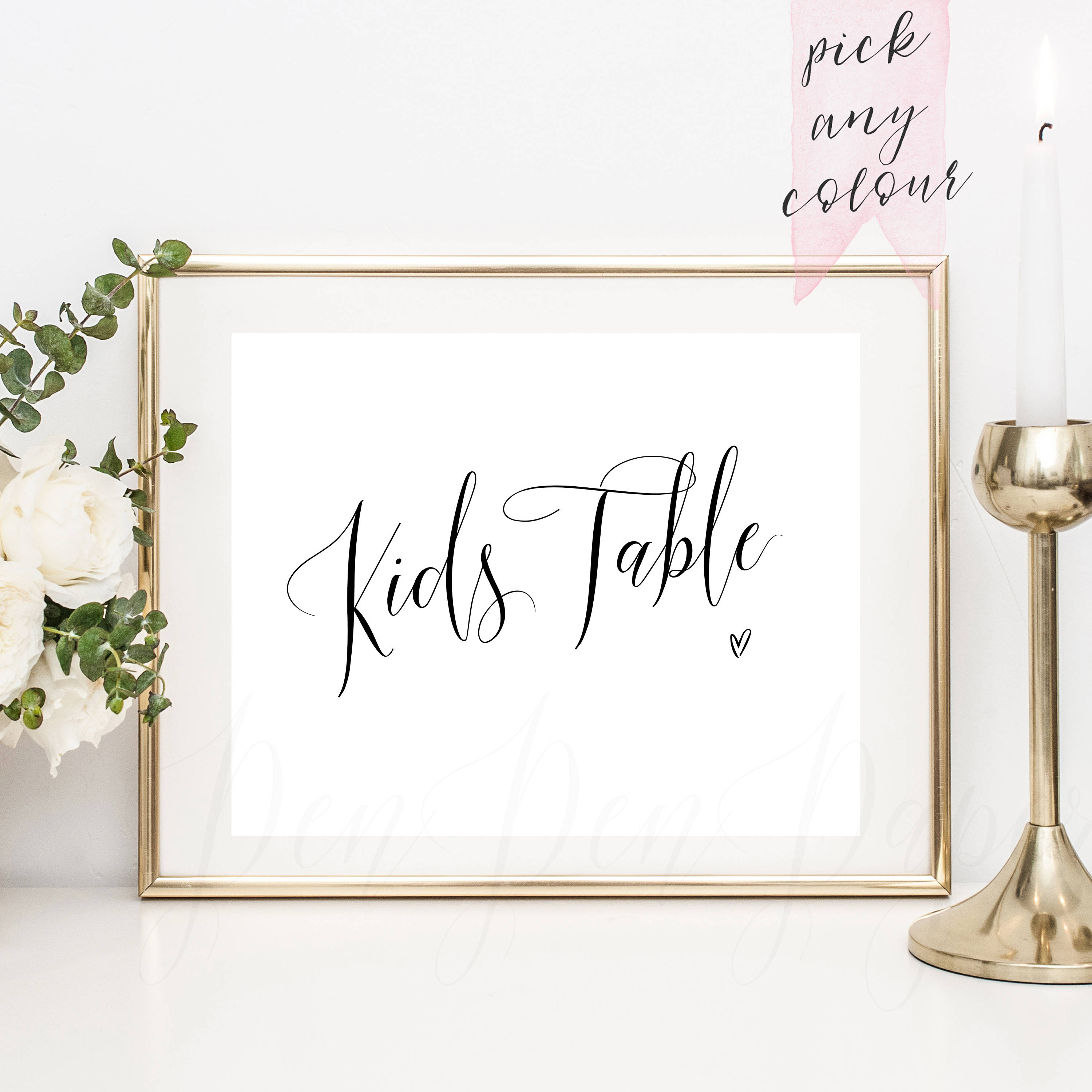 Kids Table Printable Wedding Reception Sign Childrens Table - Etsy UK