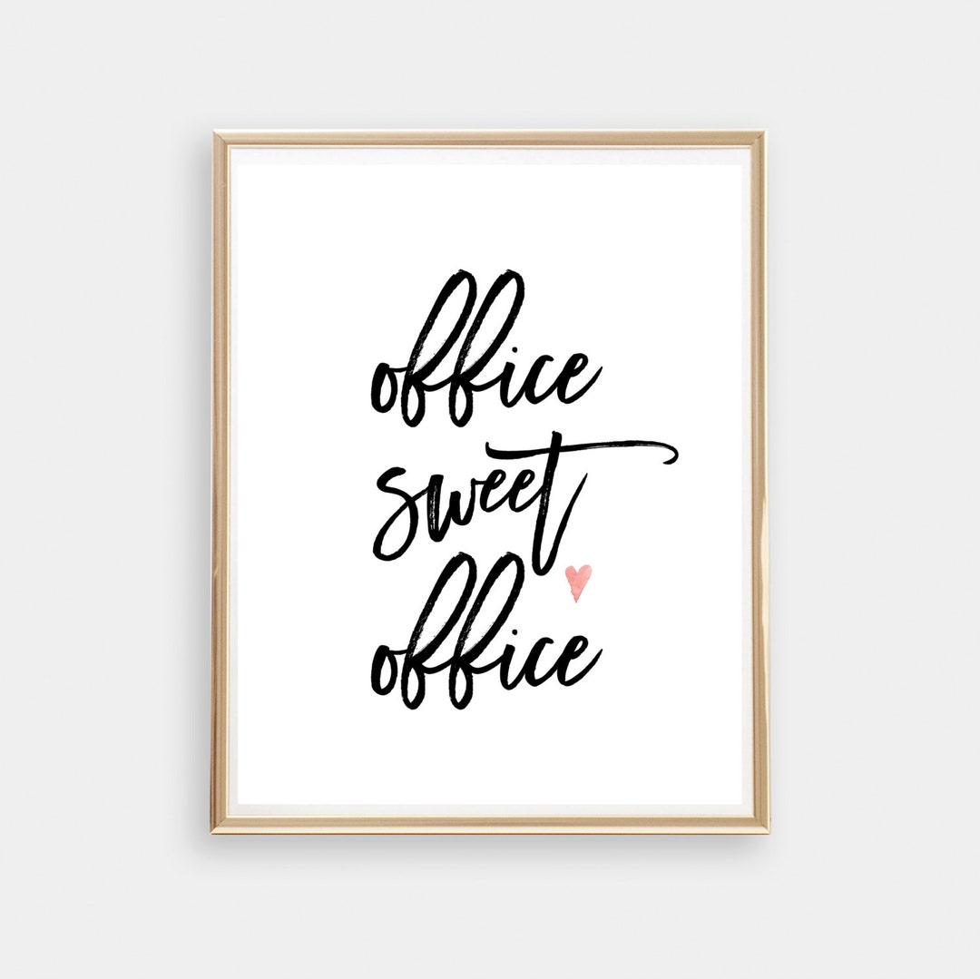 Office Sweet Office Instant Download Digital Printable Art - Etsy