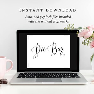 Pie Bar Wedding Sign Apple Pie Sign Pecan Pie Wedding - Etsy