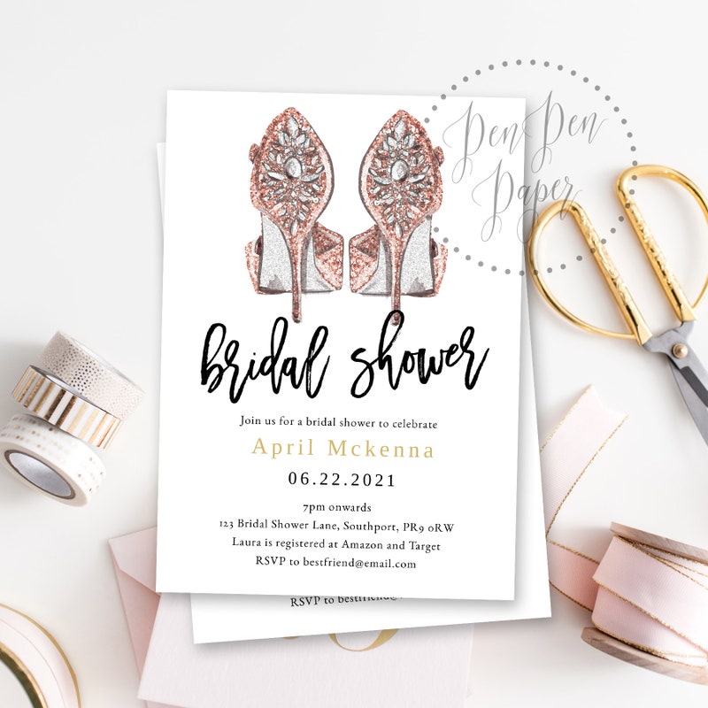 Shoe Invitations - Etsy